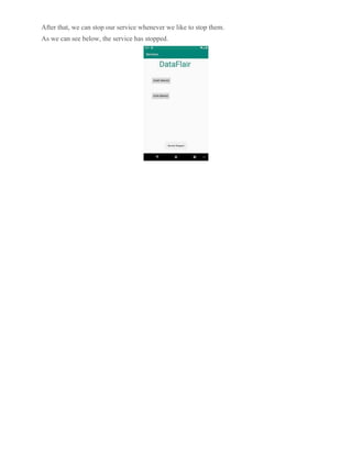 Android Application Components with Implementation & Examples | DOCX