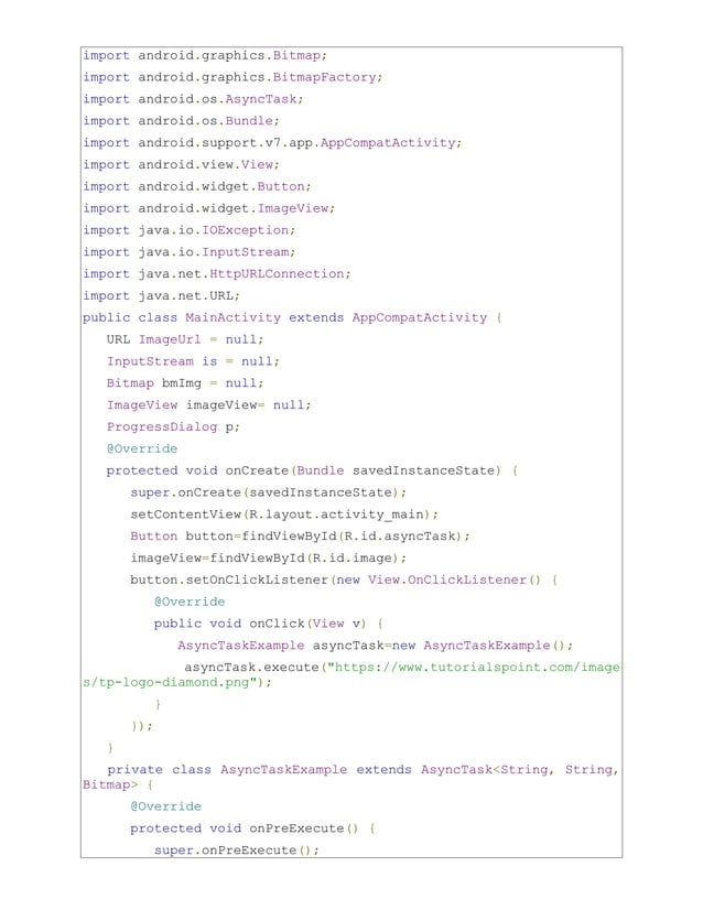Android Application Components with Implementation & Examples | DOCX | Operating Systems ...