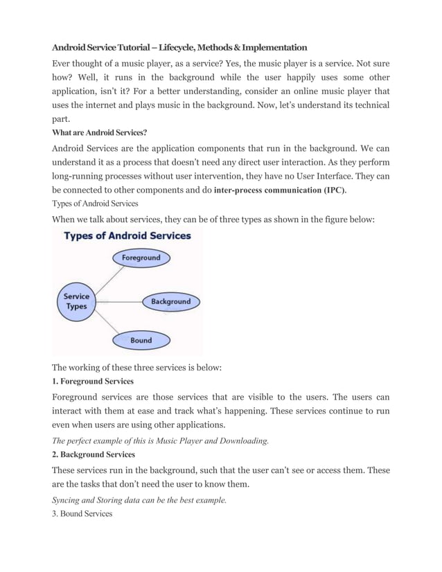 Android Application Components With Implementation And Examples Docx Operating Systems