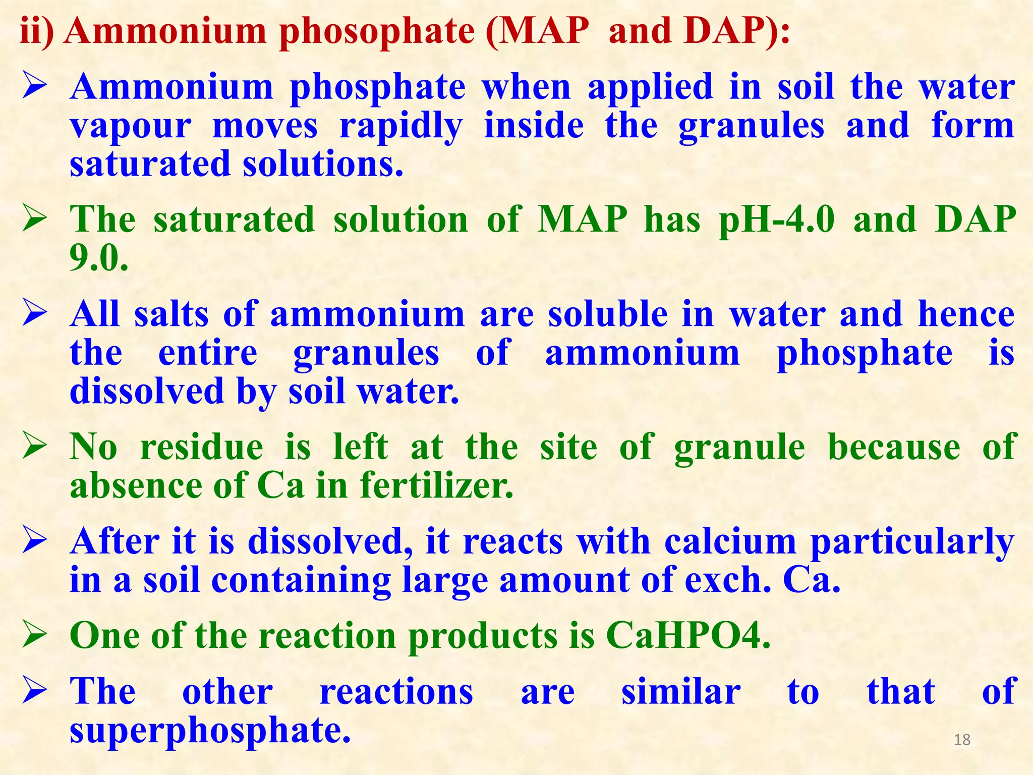 Phosphate fertility and fertilizer for your support | PPTX | Science