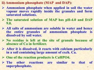 Phosphate fertility and fertilizer for your support | PPTX | Science