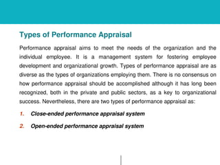 Chapter-5 Performance appraisal system, process and its importance | PPT