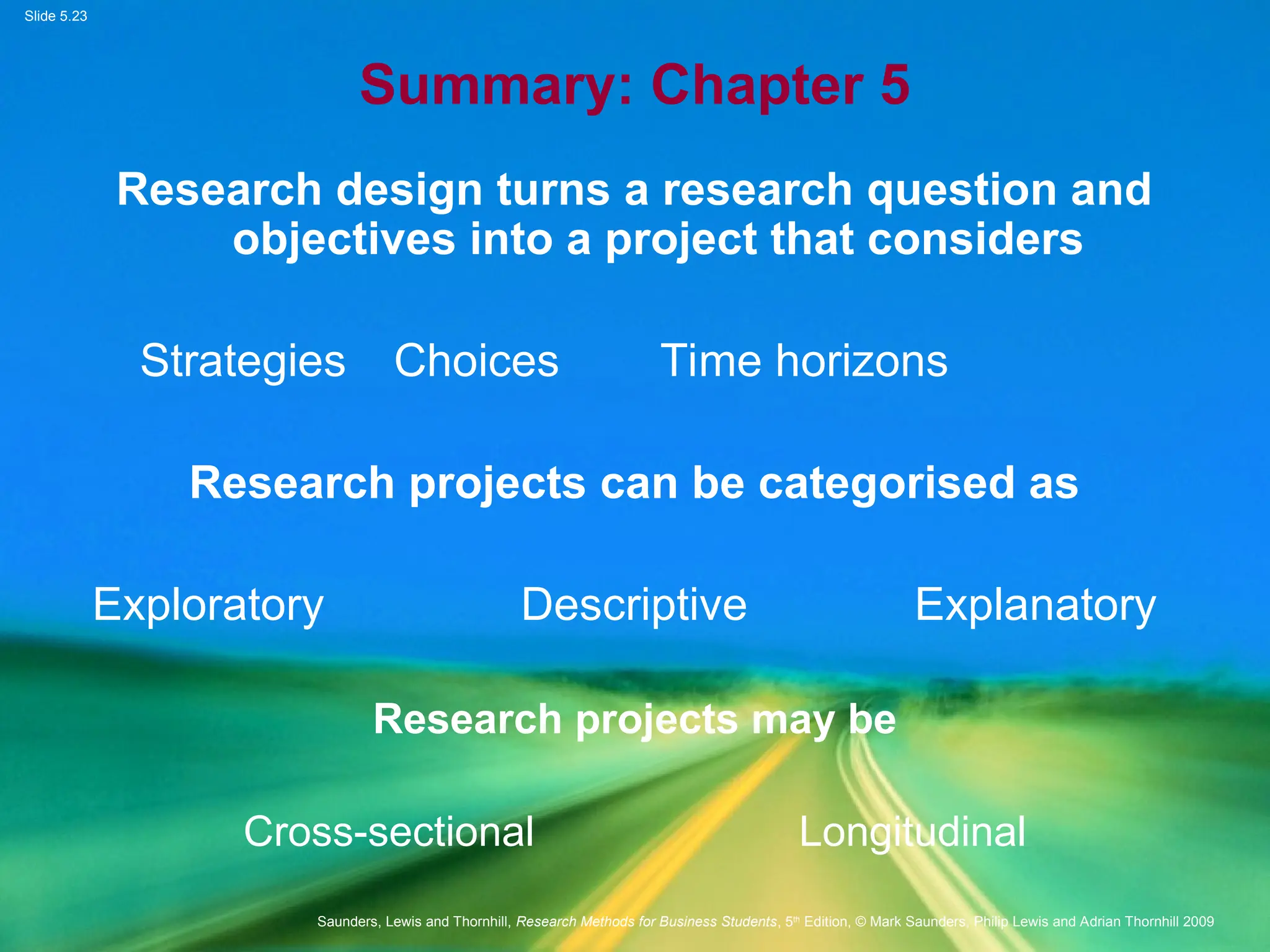 chapter-5 Formatting Research Design presentation | PPT