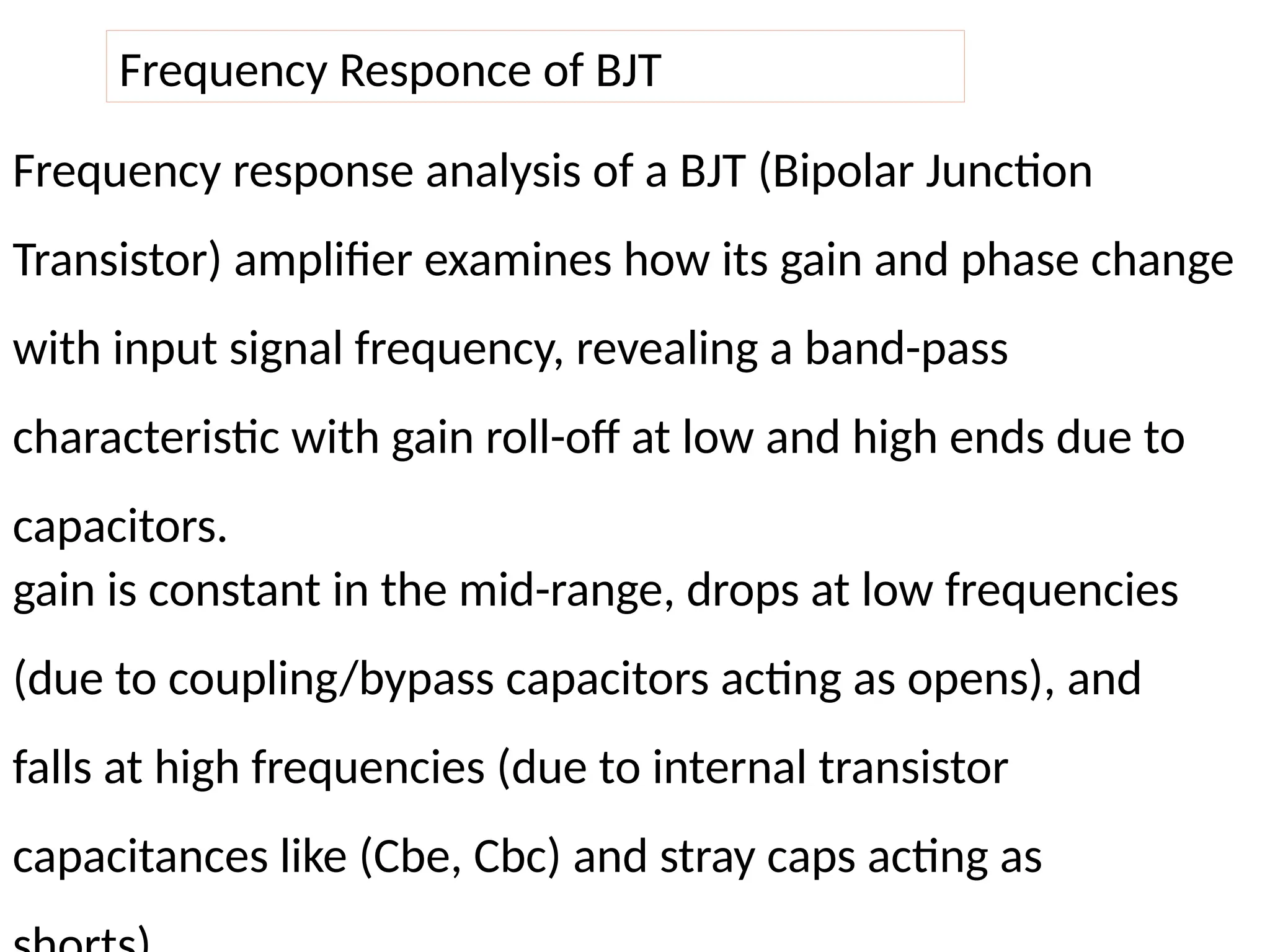 Chapter -5 the frequency response of the amplifierpptx | PPTX