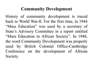 Chapter-5-Community Development.pptx | Non-Profit Organizations ...