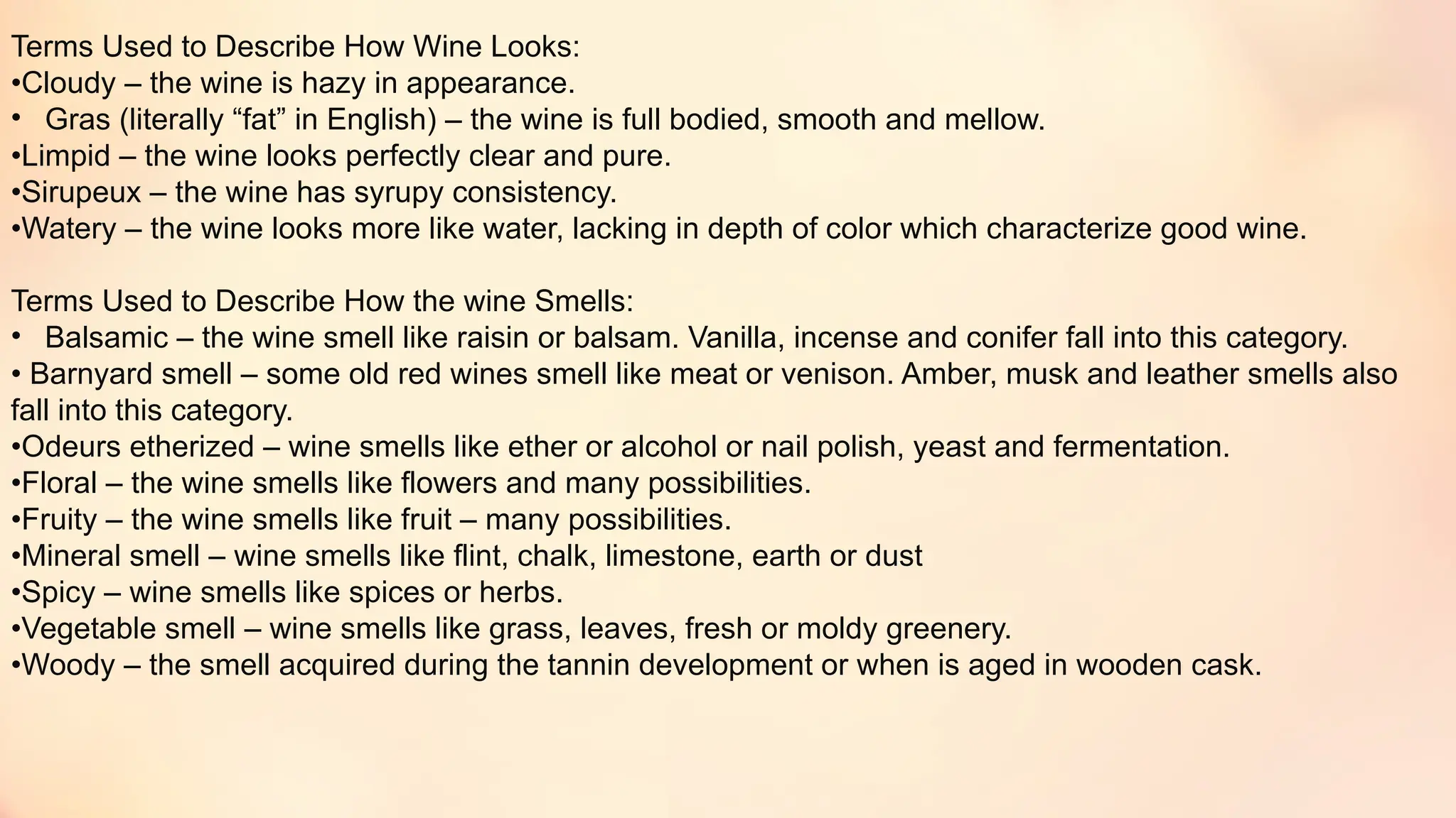 PowerPoint presentation on how to assess wine | PPTX | Alcoholic ...