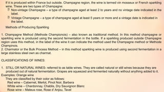 PowerPoint presentation on how to assess wine | PPT