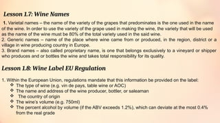 PowerPoint presentation on how to assess wine | PPT