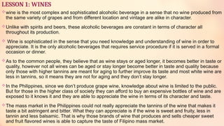 PowerPoint presentation on how to assess wine | PPT