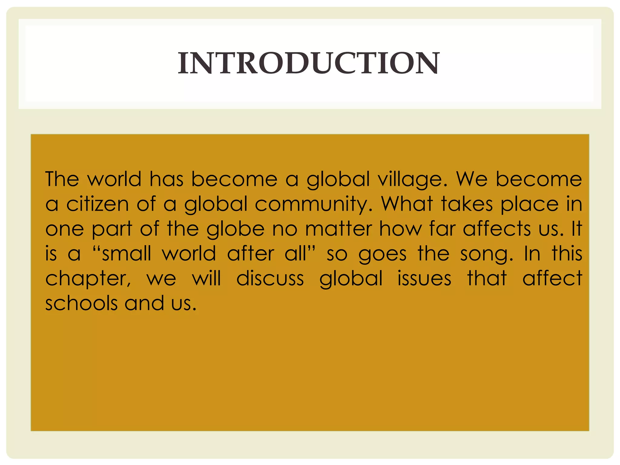 Chapter 5-global-issues | PPTX