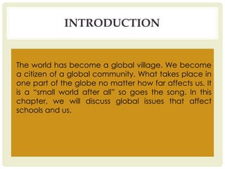 Chapter 5-global-issues | PPTX