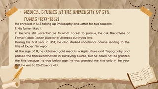 Chapter 5- Medical Studies At the University of Santo Thomas (1887-1882 ...