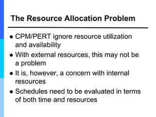 Resource Allocation Problem