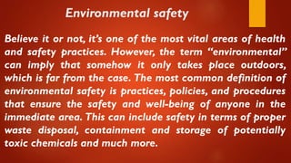 Chapter 5 Environmental Safety, Security and Compliances(FASS) | PDF