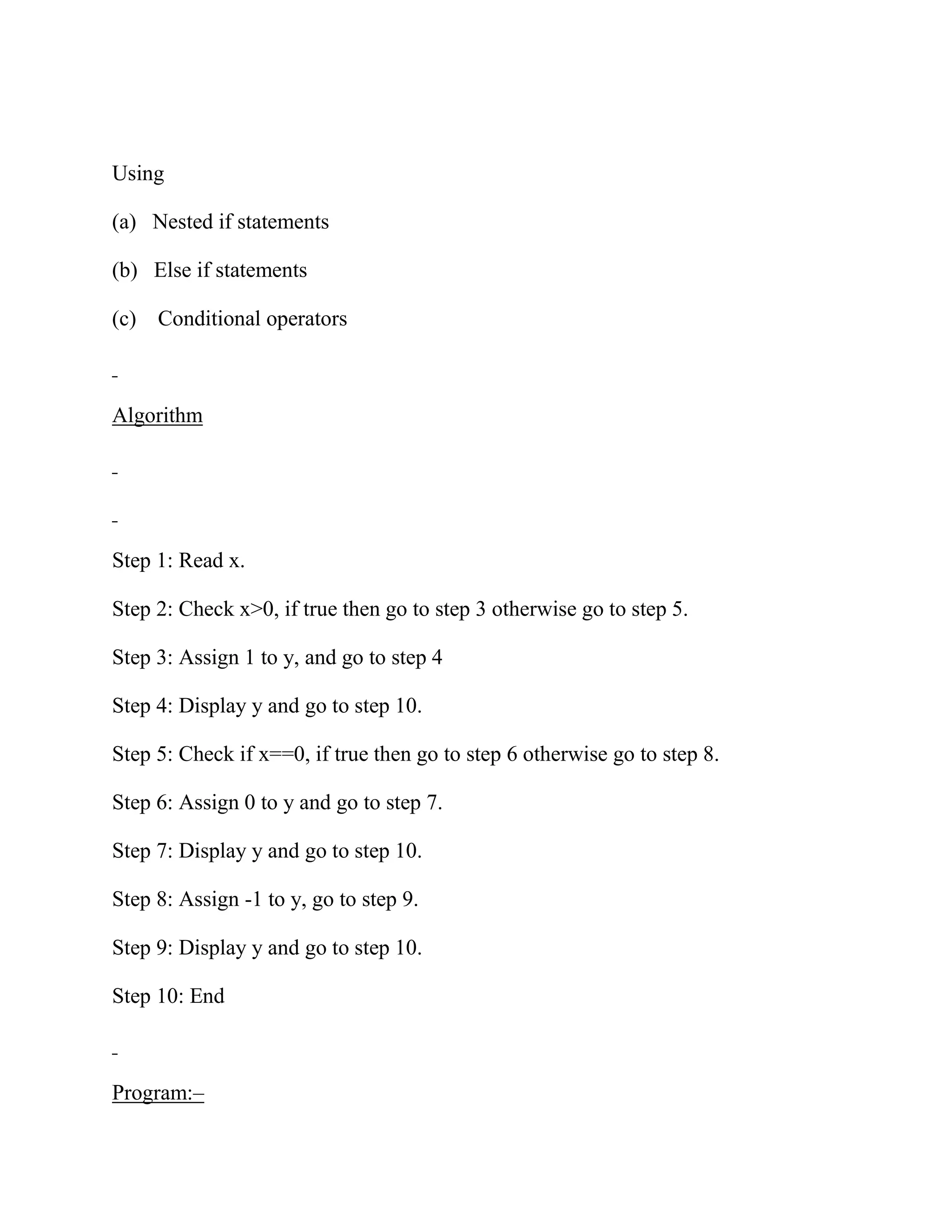 Chapter 5 exercises Balagurusamy Programming ANSI in c | PDF