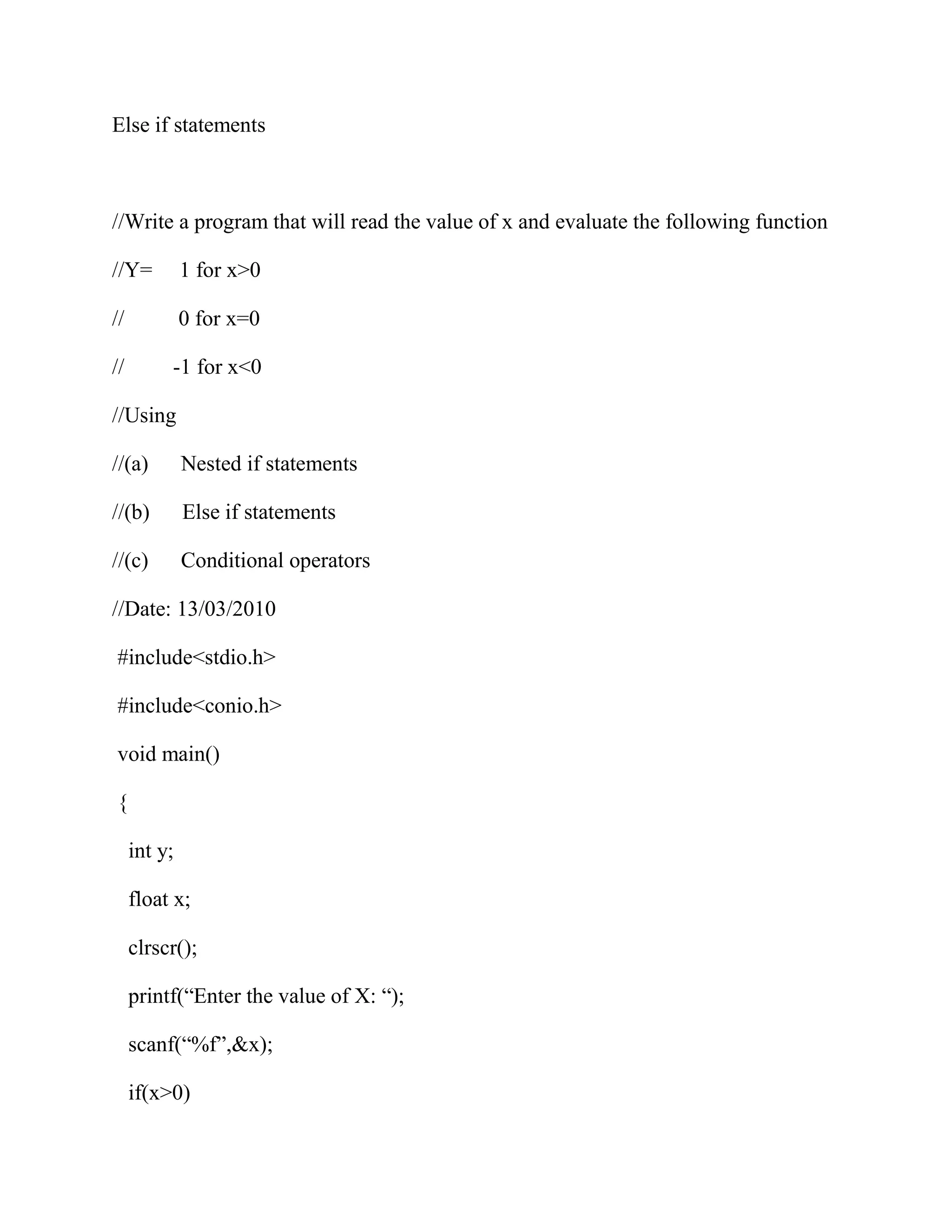 Chapter 5 exercises Balagurusamy Programming ANSI in c | PDF