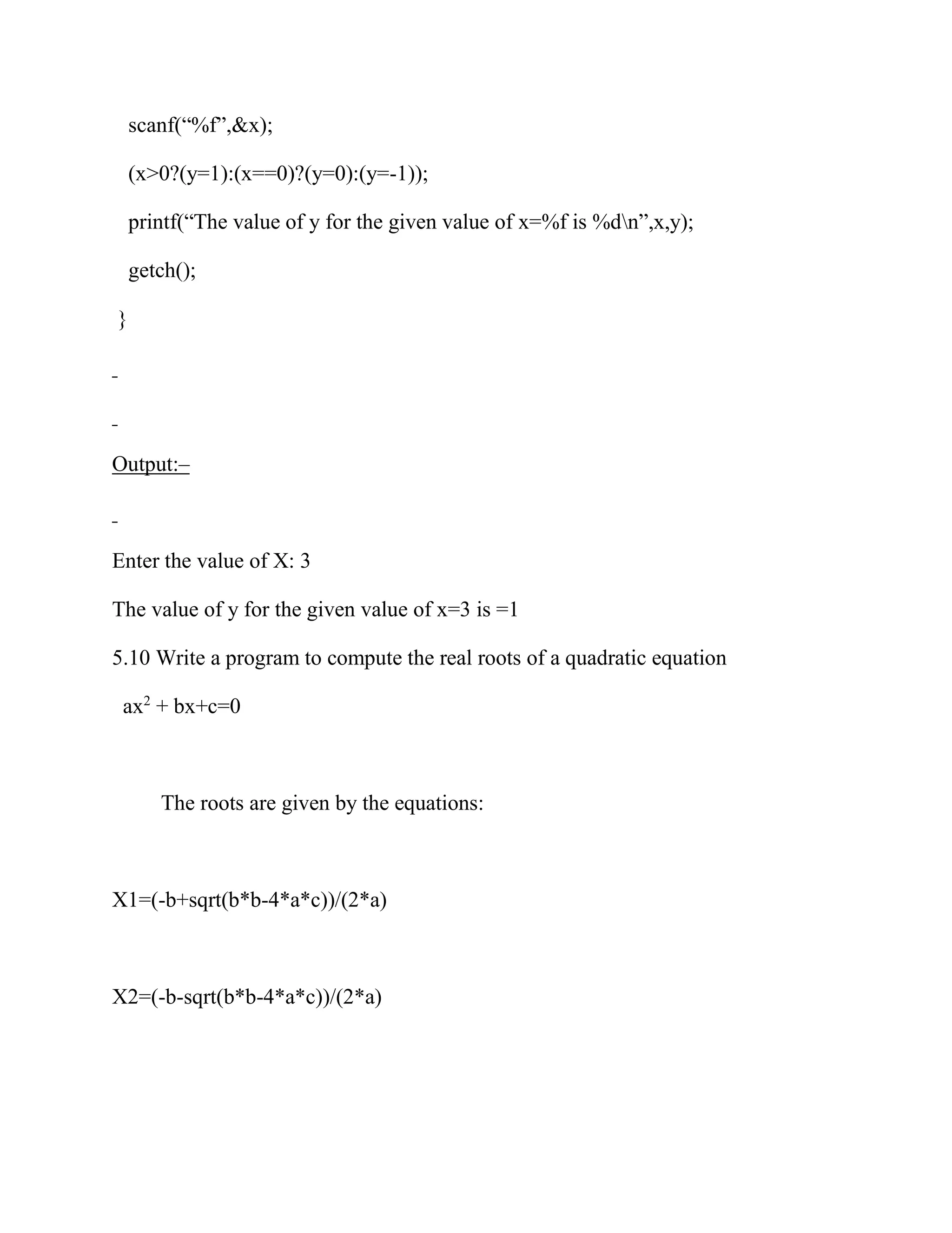 Chapter 5 exercises Balagurusamy Programming ANSI in c | PDF