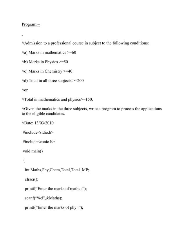 Chapter 5 exercises Balagurusamy Programming ANSI in c | PDF