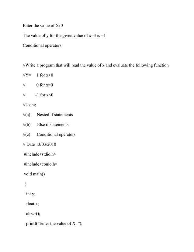 Chapter 5 exercises Balagurusamy Programming ANSI in c | PDF