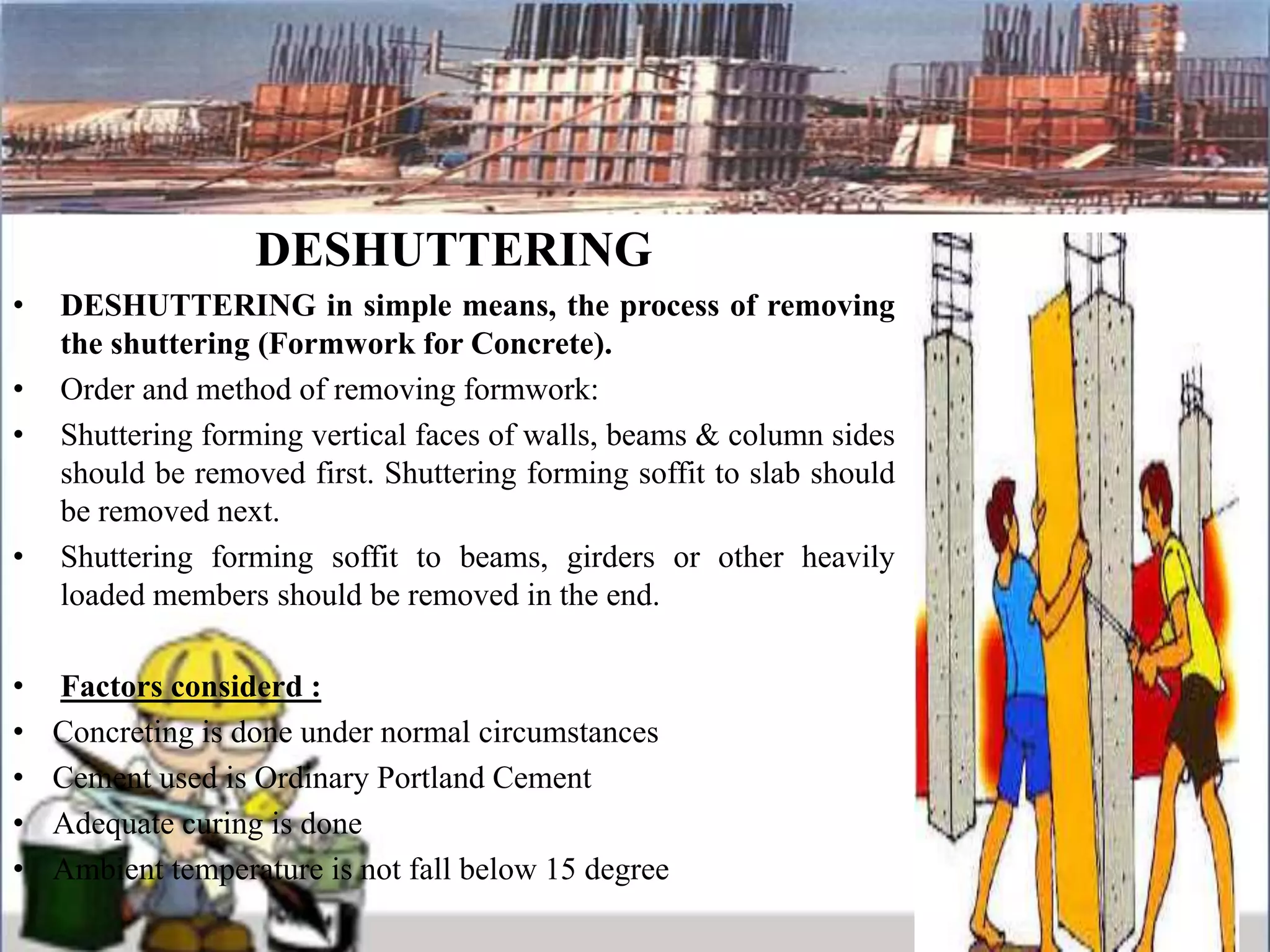 Chapter 5 formwork | PPTX
