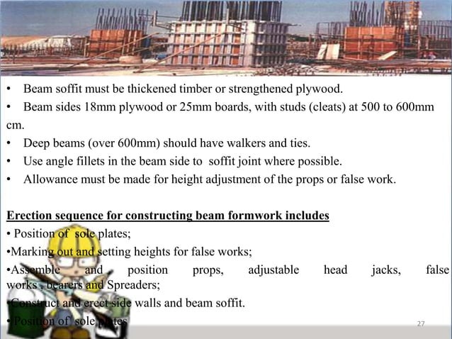 Chapter 5 formwork | PPTX