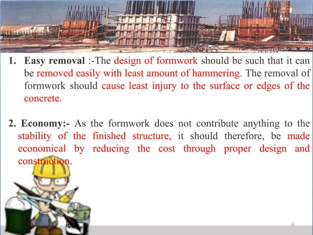 Chapter 5 formwork | PPTX