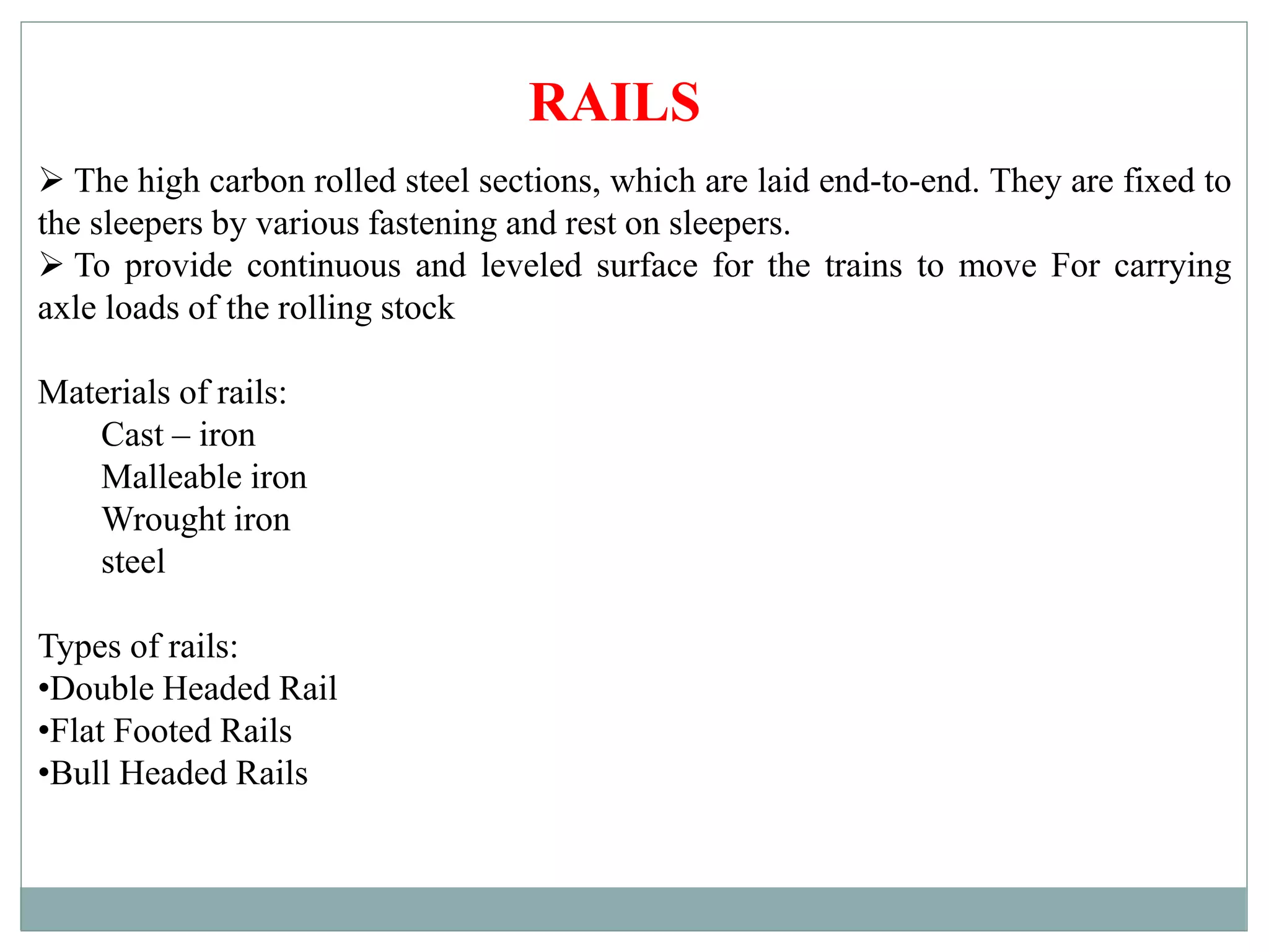 Chapter 5 Introduction to railway | PPTX