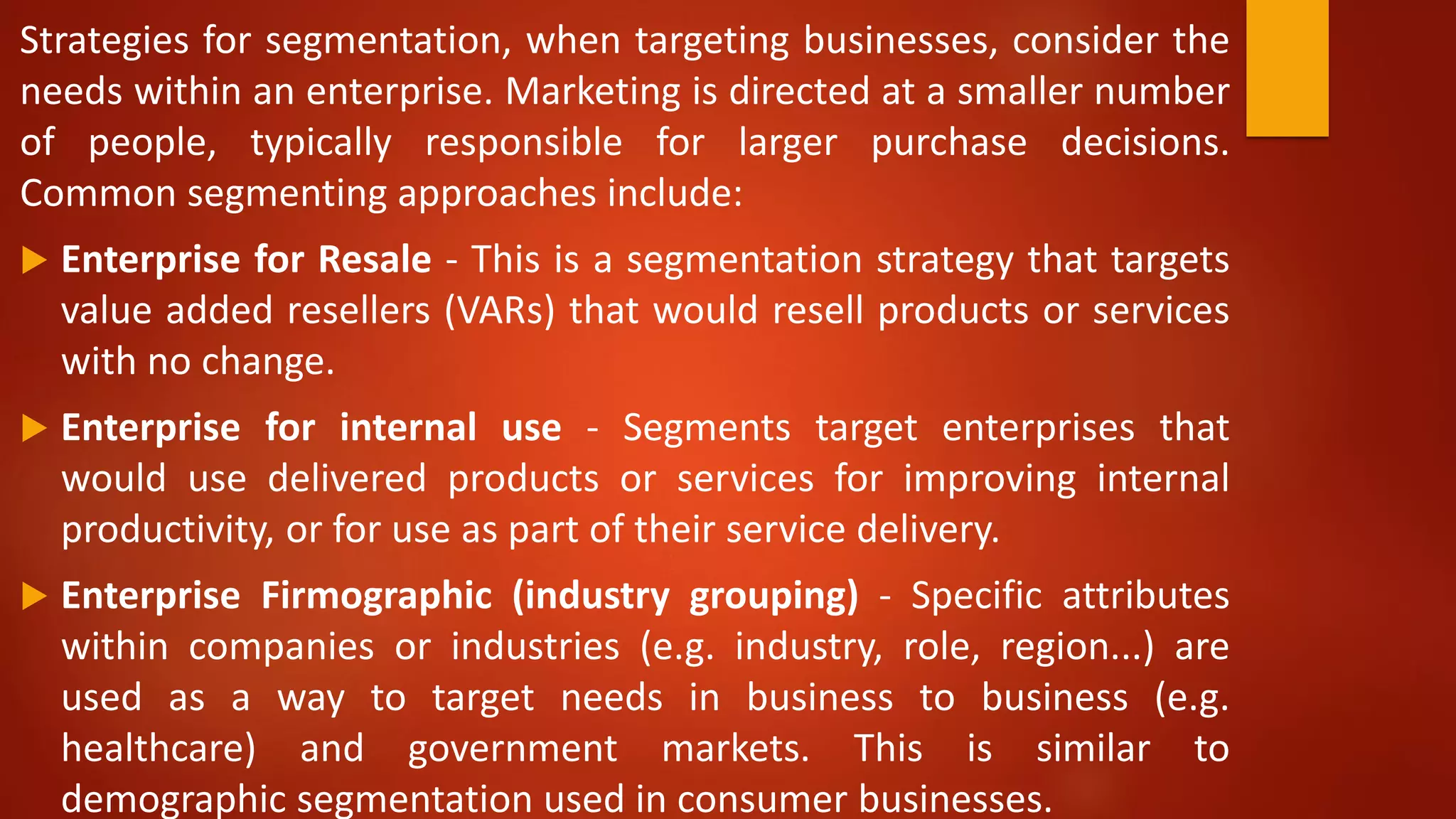 Chapter 5 Market Segmentations, Targeting and Positioning in ...