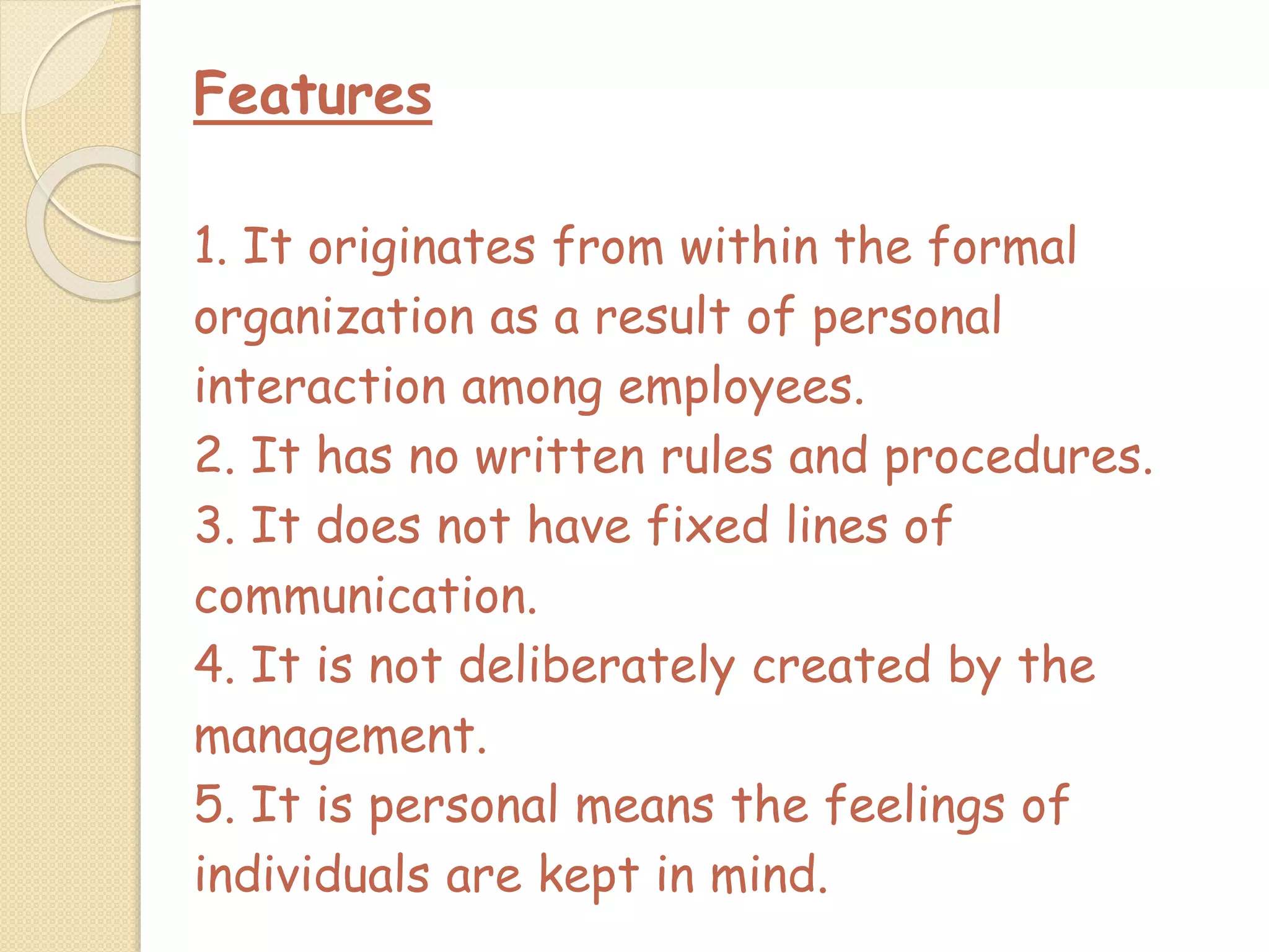 Chapter 5 Organising | PPT