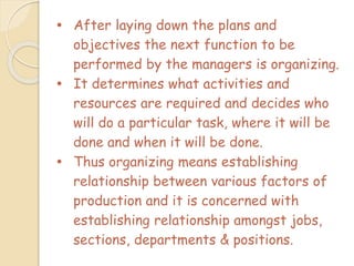 Chapter 5 Organising | PPT