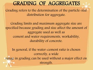 Chapter 5 plain and reinforced cement concrete construction | PPTX