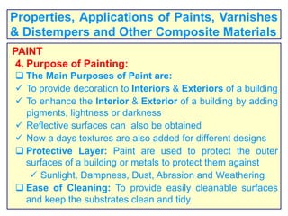 Chapter -5 Properties and applications of Paints, varnishes and ...