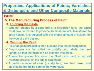 Chapter -5 Properties and applications of Paints, varnishes and ...