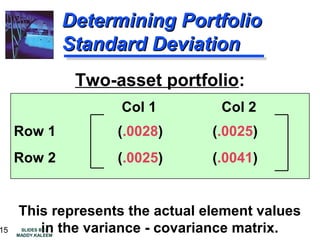 risk and return | PPT