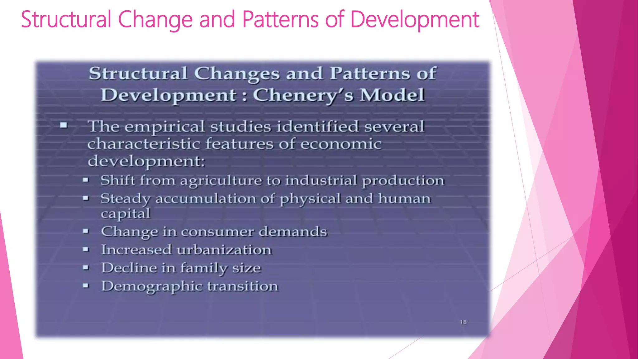 The Emerging Pattern of Structural Change | PPTX
