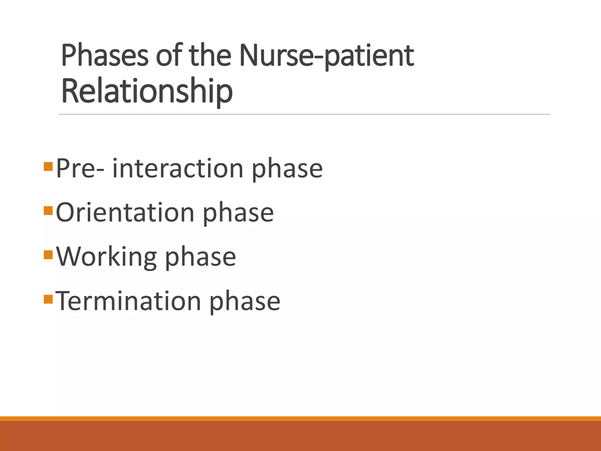 Therapeutic communication and nurse - patient relationship | PPTX
