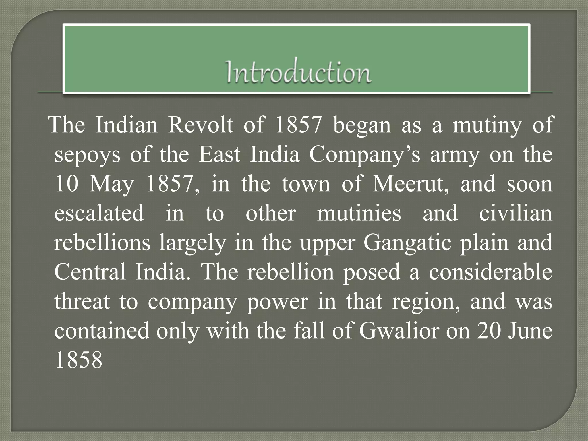 when people rebel 1857 and after | PPTX