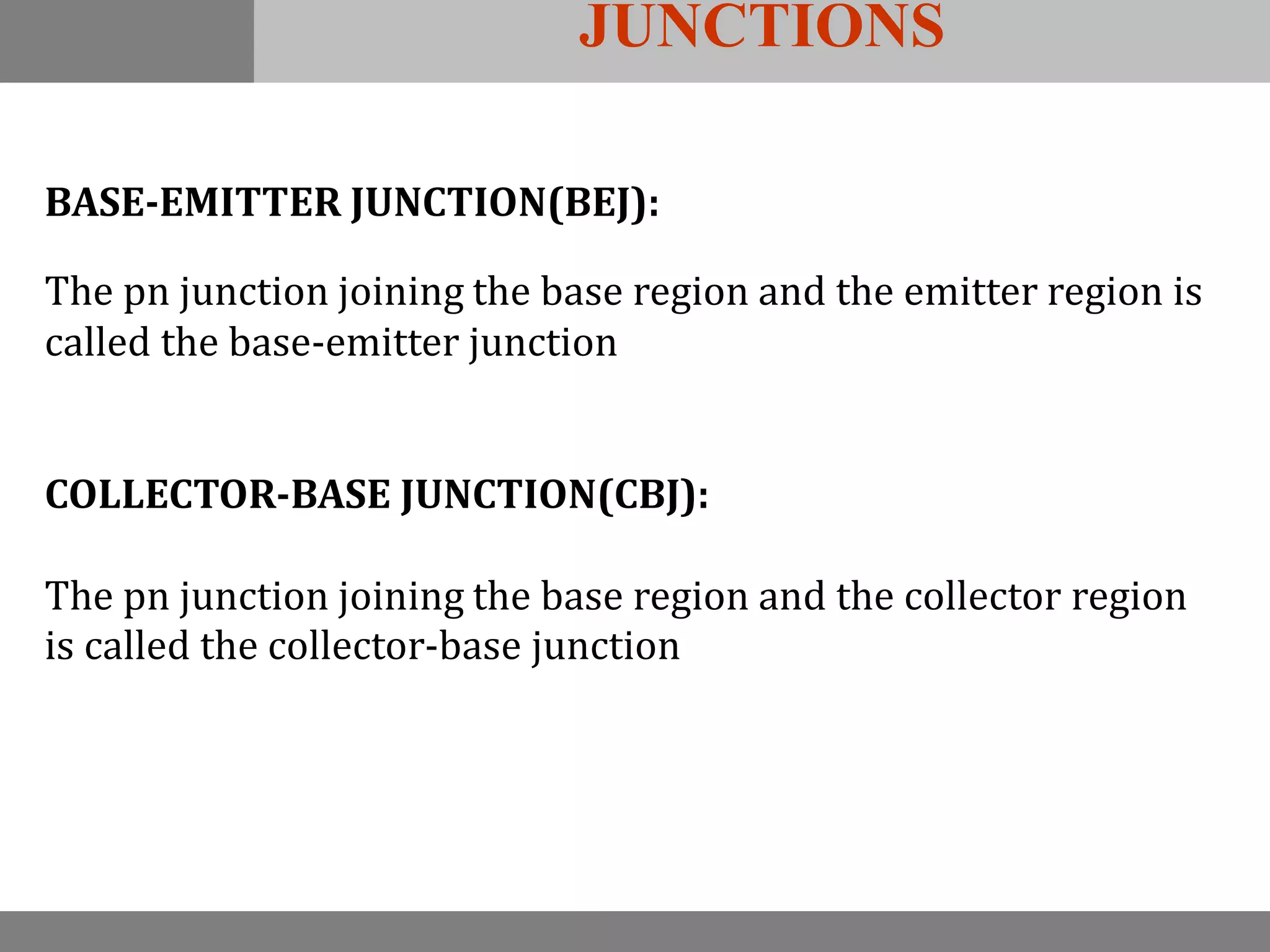 Electronics 1 : Chapter # 06 : Bipolar Junction Transistor | PDF