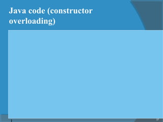 Class & Object - User Defined Method | PPT