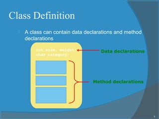 Class & Object - User Defined Method | PPT | Programming Languages | Computing