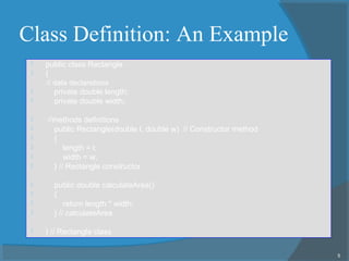 Class & Object - User Defined Method | PPT