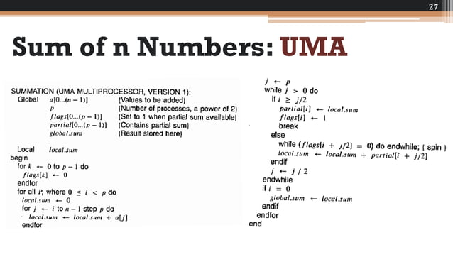 Elementary Parallel Algorithms | PPT