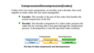CHAPTER – 6 Video | PDF | Video Software | Computer Software and Applications