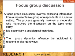 Chapter-6.pptx on research methodology for BBA and MBA students | PPTX