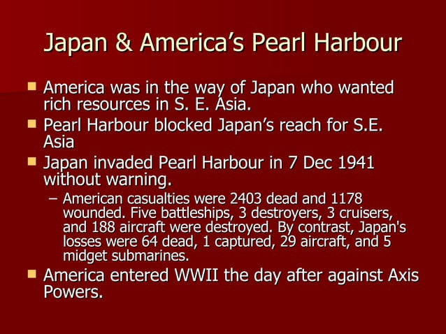 Chapter 6 - How did WWII affect Singapore? | PPT