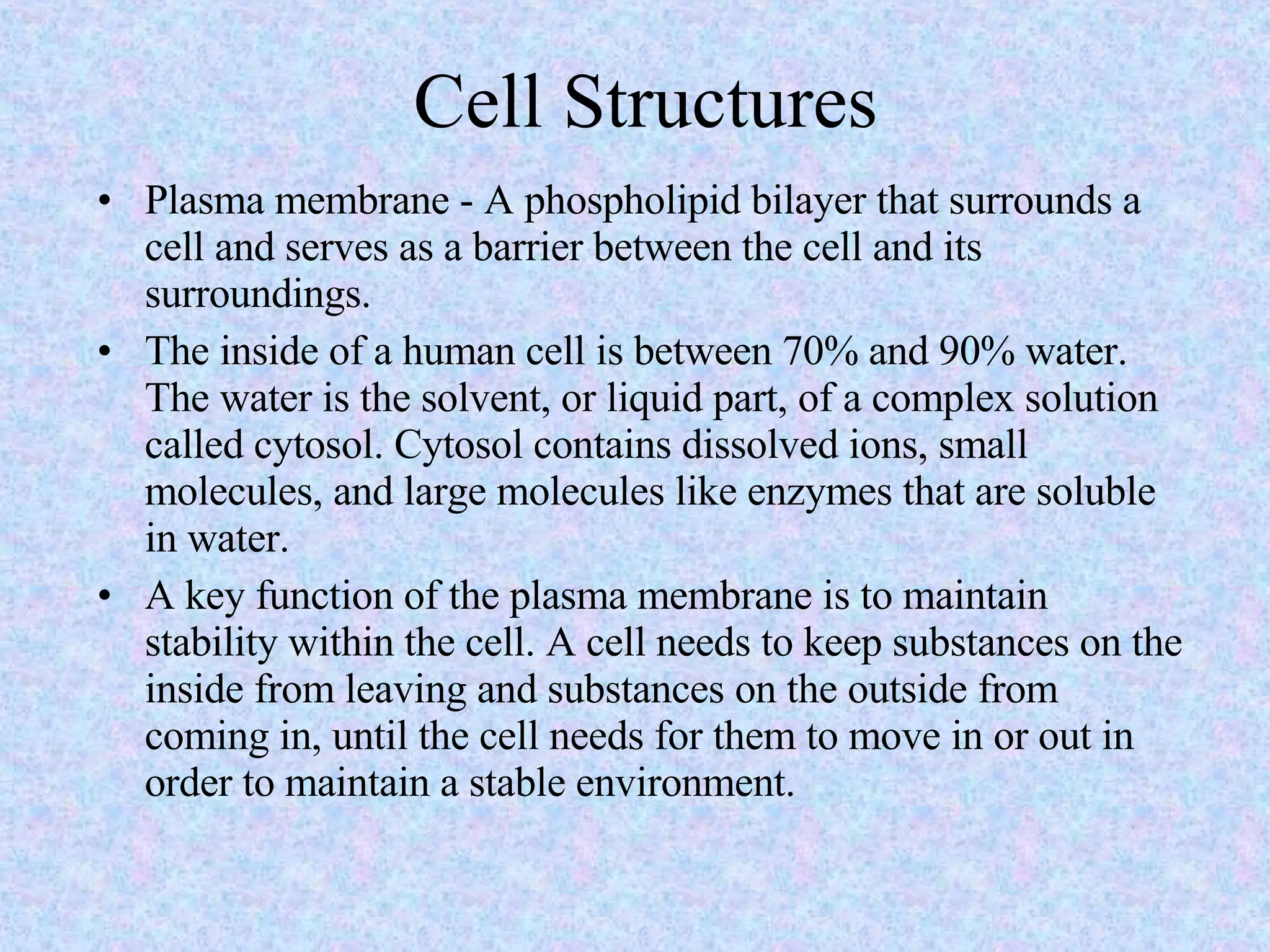 Chapter 6 Introduction To Cells | PPT