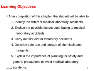 Comprehensive Guide to Laboratory Accidents and Safety Protocols | PDF