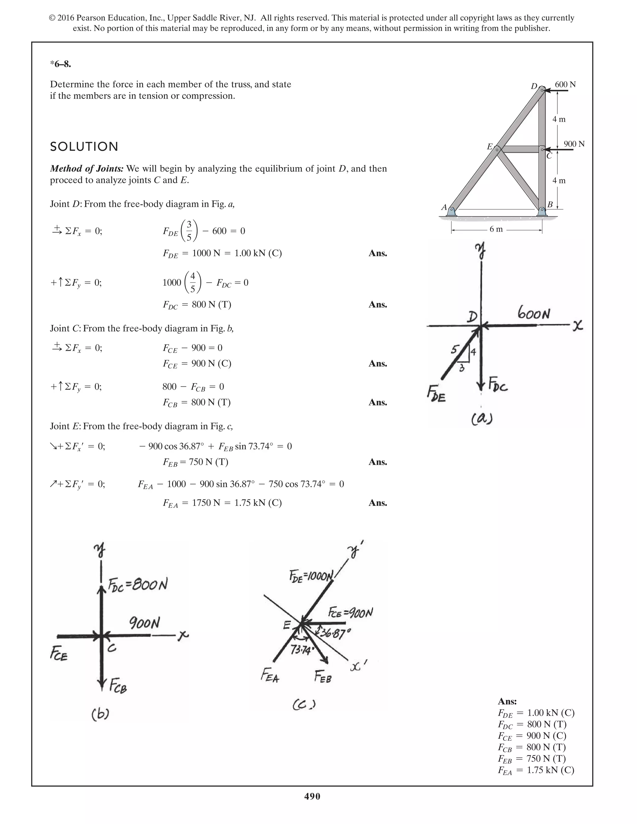 Chapter 6-structural-analysis-8th-edition-solution | PDF