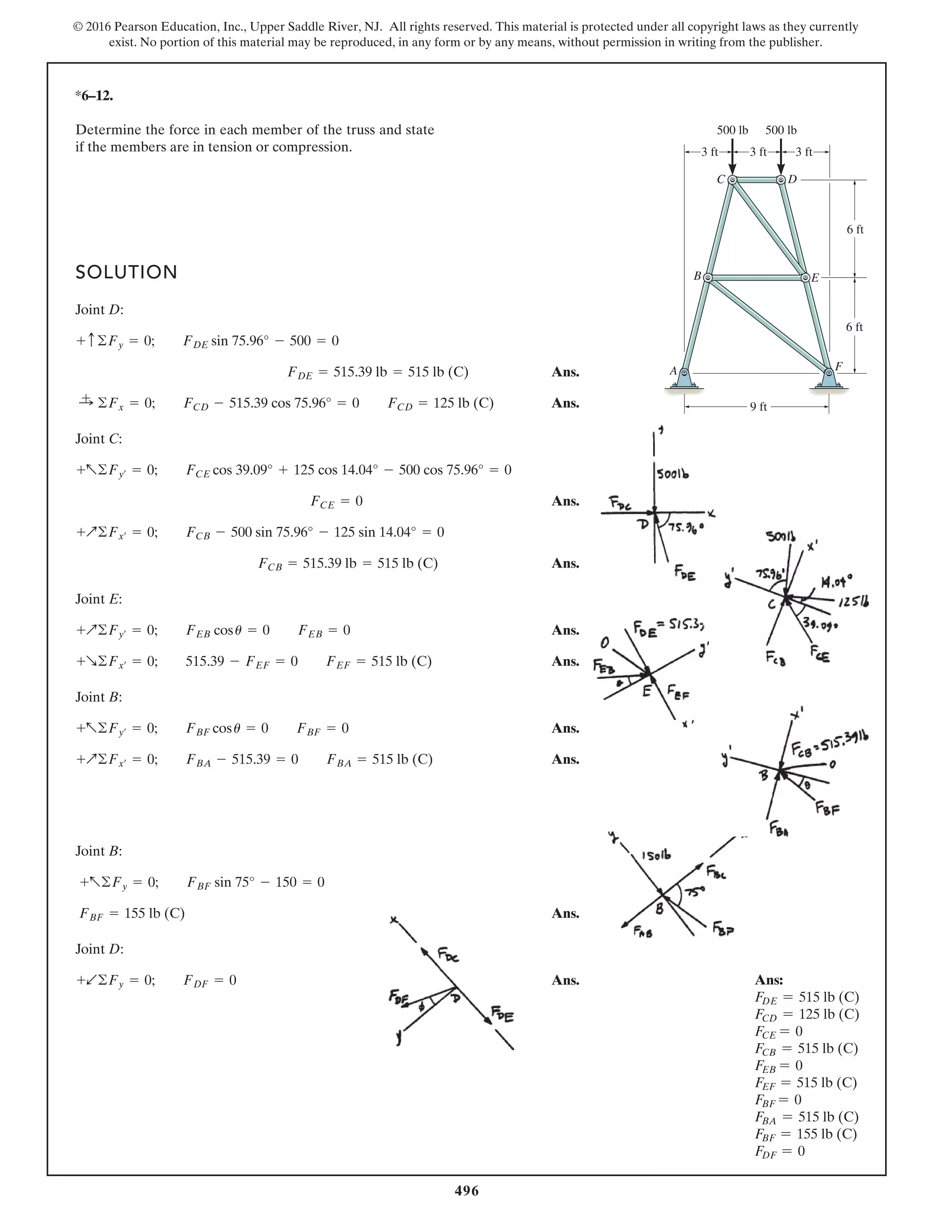 Chapter 6-structural-analysis-8th-edition-solution | PDF