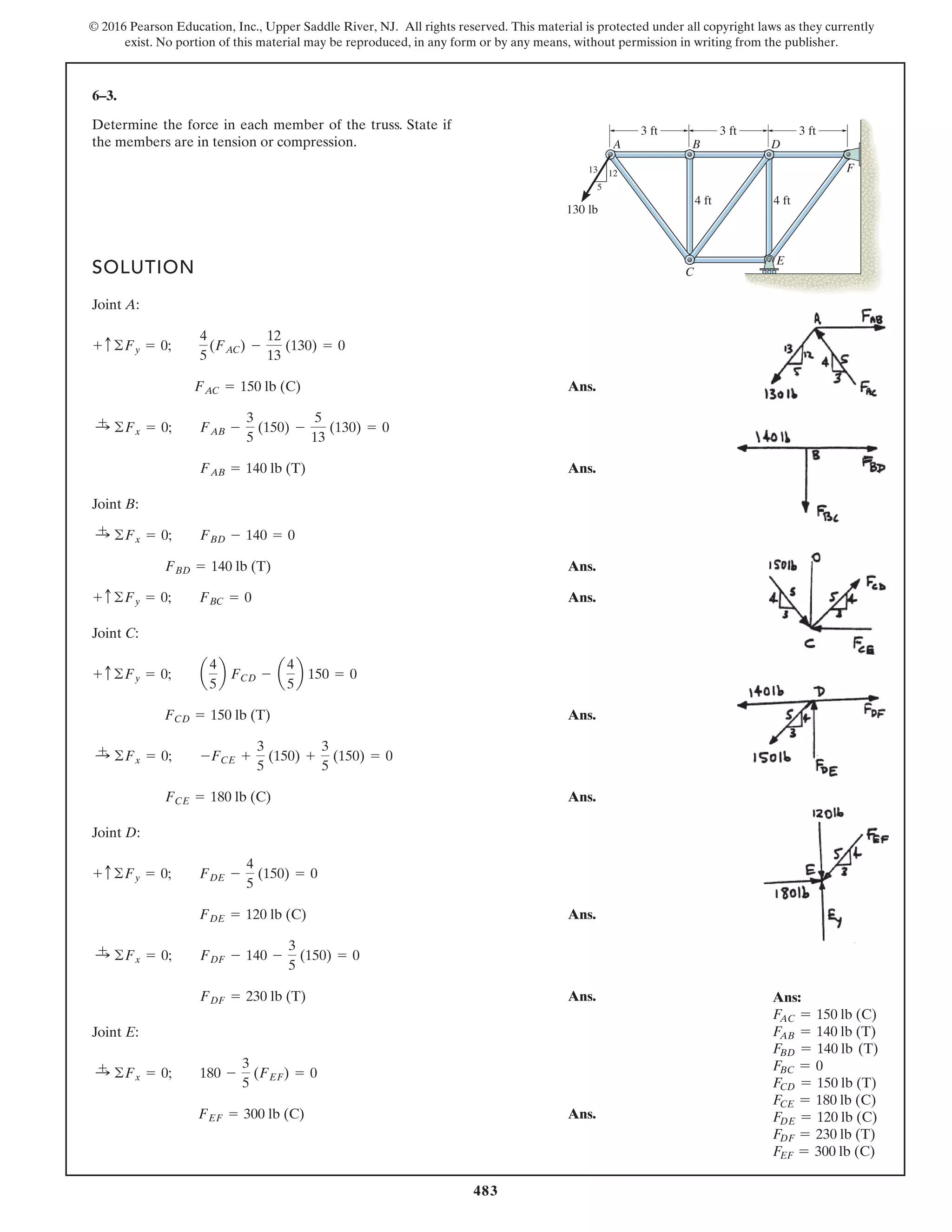 Chapter 6-structural-analysis-8th-edition-solution | PDF